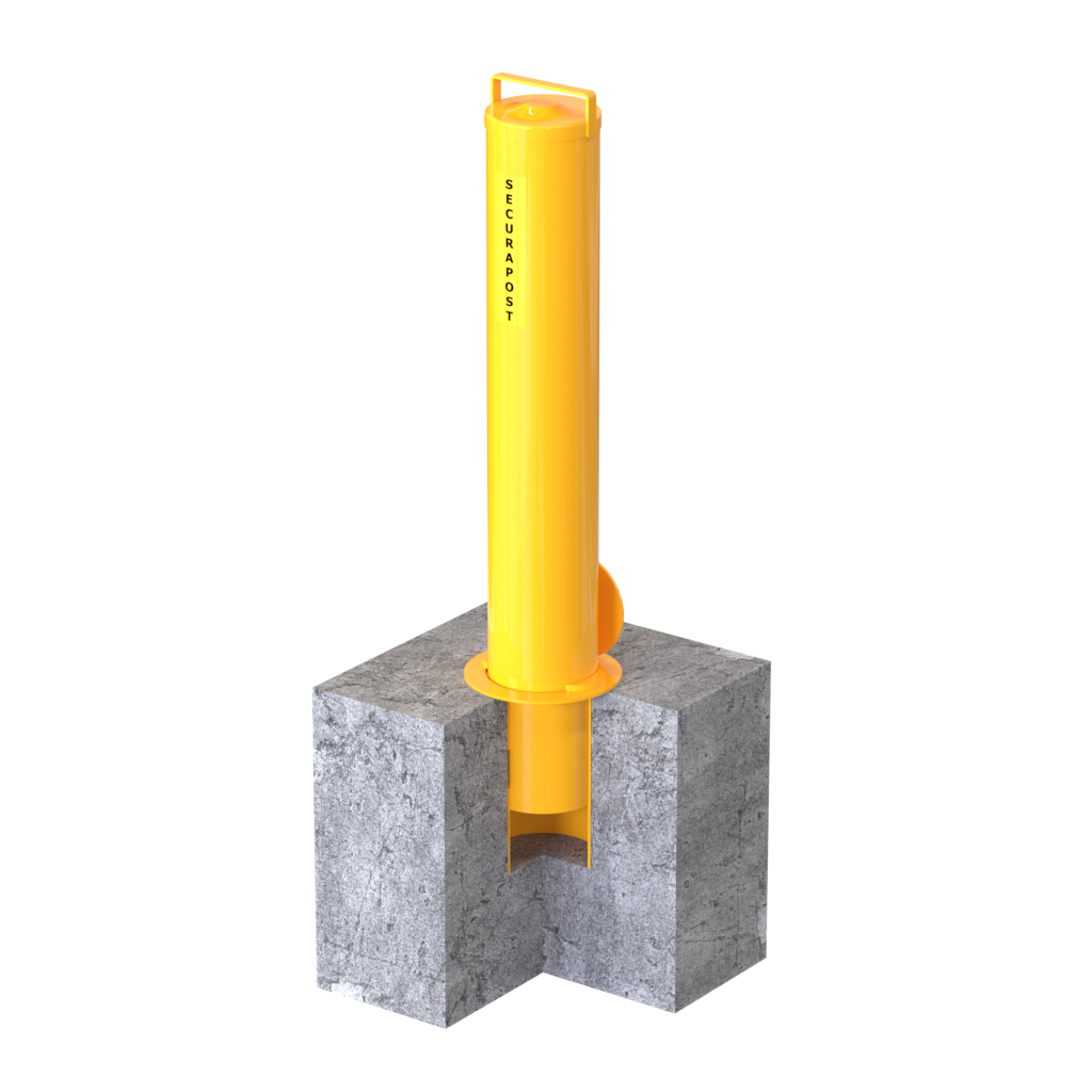 Builders Bollard - Removable (150NB) - Leda