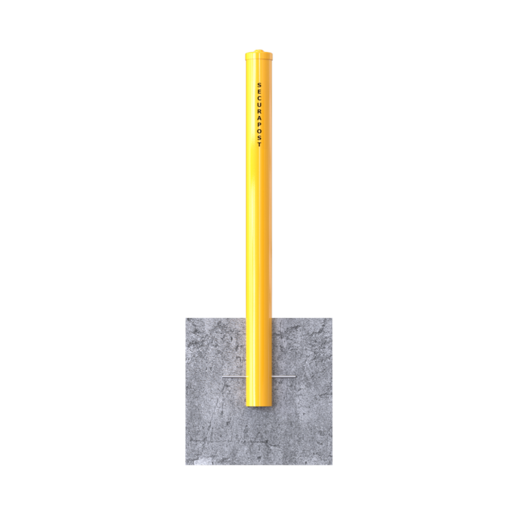 Industrial Builders Bollard - Fixed In Ground (80NB) - Leda