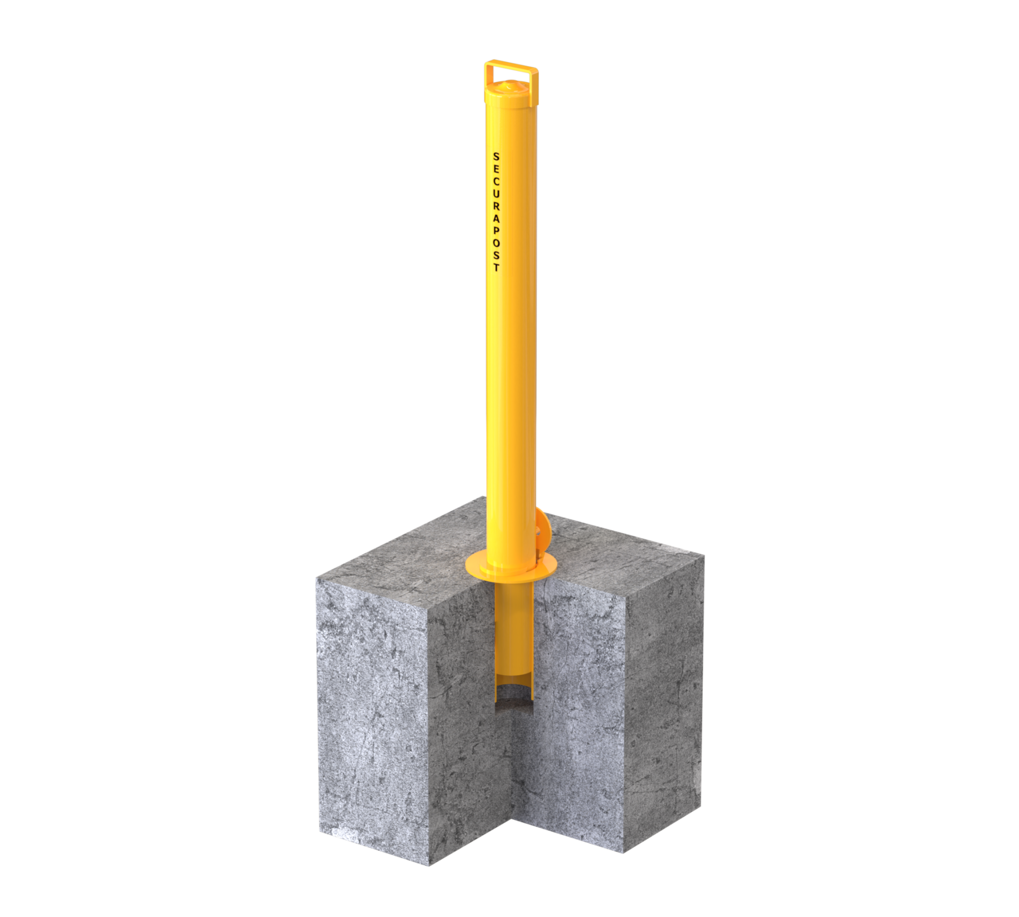 Builders Bollard - Removable (80NB) - Leda